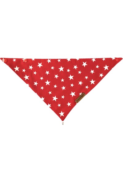 Patimio Red Stars Kedi ve Köpek Fular Bandana Patimio Red Stars Kedi ve Köpek Fular Bandana