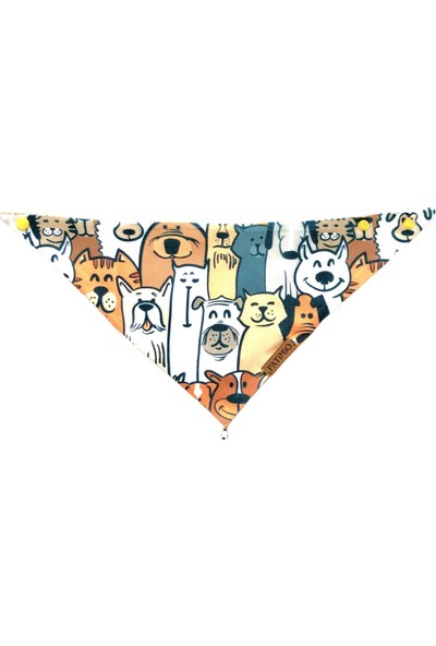 Patimio Happy Dogs Kedi ve Köpek Fular Bandana Patimio Happy Dogs Kedi ve Köpek Fular Bandana