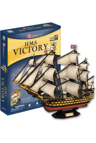 Amazeus CUB/T7019H Cubic Fun Hms Victory Gemisi 3D Puzzle Amazeus CUB/T7019H Cubic Fun Hms Victory Gemisi 3D Puzzle