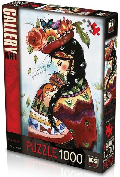 Amazeus 20549 Ks, Mom And Son, 1000 Parça Puzzle