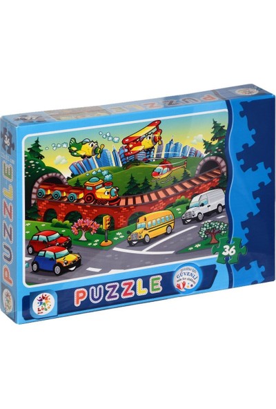 Amazeus LC7141 Laço, Taşıtlar 36 Parça Puzzle Amazeus LC7141 Laço, Taşıtlar 36 Parça Puzzle