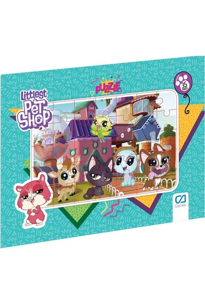 Amazeus Ca 5018-5019 Littlest Pet Shop Frame Puzzle 35 Parça-Ca Games Amazeus Ca 5018-5019 Littlest Pet Shop Frame Puzzle 35 Parça-Ca Games