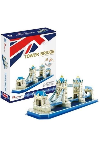 Amazeus C238H Cubic Fun Tower Bridge Ingiltere 3 Boyutlu Puzzle Amazeus C238H Cubic Fun Tower Bridge Ingiltere 3 Boyutlu Puzzle