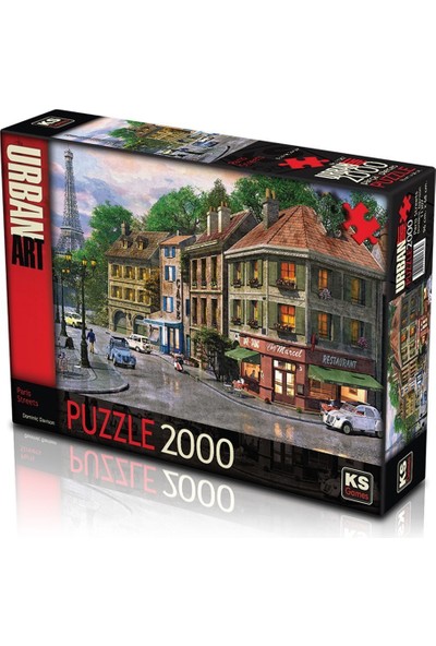 Amazeus 11307 Ks, Paris Streets, 2000 Parça Puzzle Amazeus 11307 Ks, Paris Streets, 2000 Parça Puzzle