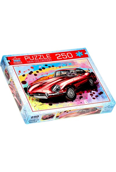 Amazeus LC7194 Laço, Jaguar Kırmızı Araba 250 Parça Puzzle Amazeus LC7194 Laço, Jaguar Kırmızı Araba 250 Parça Puzzle