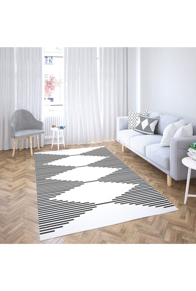 Evmila Modern Desenli Dijital Baskı Halı Evmila Modern Desenli Dijital Baskı Halı