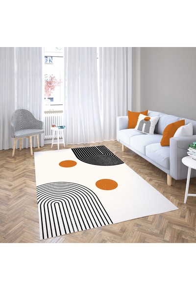 Evmila Modern Desenli Dijital Baskı Halı Evmila Modern Desenli Dijital Baskı Halı