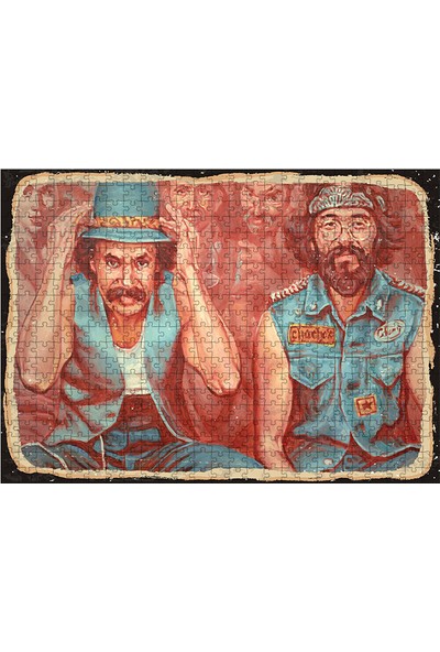 Tablomega Ahşap Mdf Puzzle Yapboz Hipsterlar 500 Parça 50*70 cm