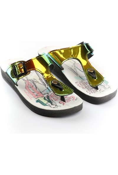 Gezer Yazlık Parmakarası Kadın Terlik