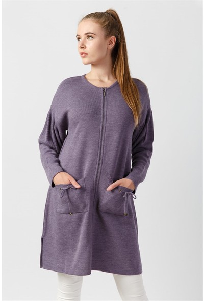 FTZ Women Kadın Triko Lila