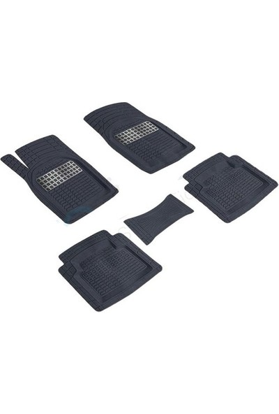 Negro Kia Niro Uyumlu 3D Havuzlu Paspas Takımı Karbon Krom