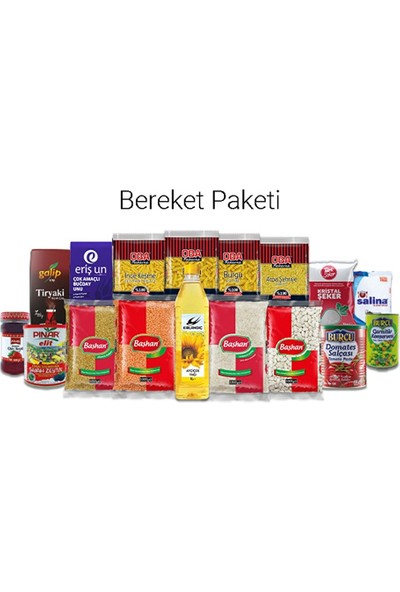 Nakış34 Ramazan Kumanyası Erzak Kalite 15 Parça Pahalı Ürünler SEMER2515