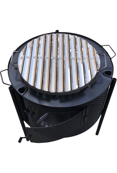 Mutfak Kapında Ateş Çukuru Mangal Izgara Bahçe Şöminesi Yandan Beslemeli Mutfak Kapında Ateş Çukuru Mangal Izgara Bahçe Şöminesi Yandan Beslemeli