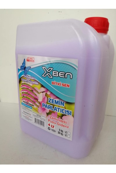 Xben Bitkisel Otomat Makinası Deterjanı 4 Lt (Ahşap Yüzeylerde De Kullanılır)