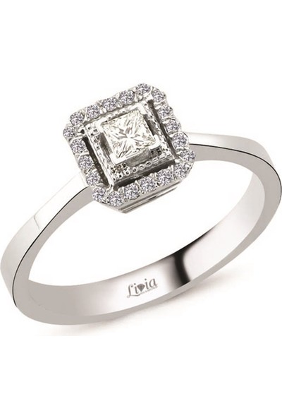 14 Ayar 0,23 Karat Pırlanta Baget Yüzük 14 Ayar 0,23 Karat Pırlanta Baget Yüzük