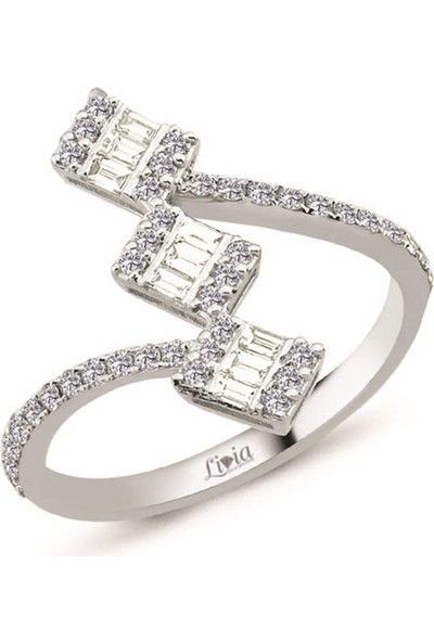 Livia 14 Ayar 0,47 Karat Pırlanta Baget Yüzük Livia 14 Ayar 0,47 Karat Pırlanta Baget Yüzük