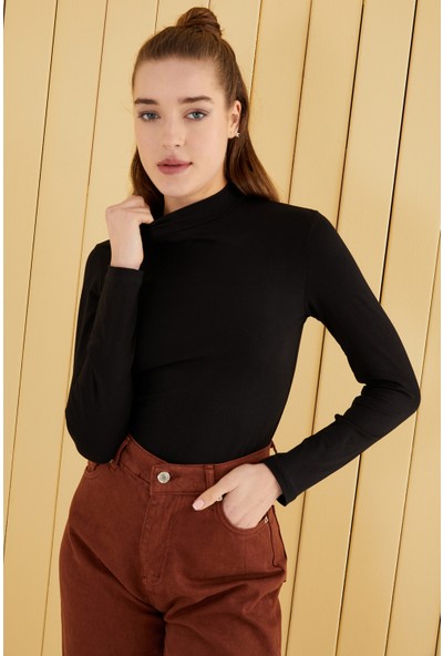 BiPantolon Kadın Siyah Body