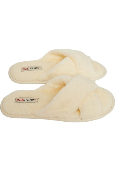 Redplay Kadın Ev Terliği Çapraz Bant Çinçila Yumuşak Kaymaz Taban Redplay Kadın Ev Terliği Çapraz Bant Çinçila Yumuşak Kaymaz Taban