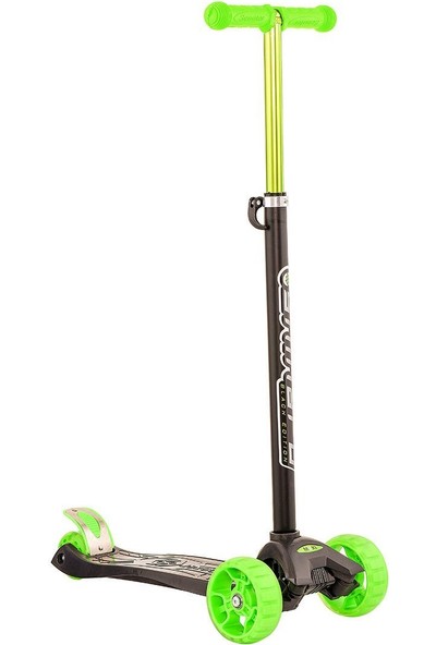 Amazeus ST264 Startech Black Edition Maxi Işıklı Yeşil Scooter Amazeus ST264 Startech Black Edition Maxi Işıklı Yeşil Scooter