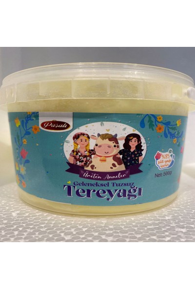 Üreten Anneler Tuzsuz Pastörize Yayık Tereyağ 500 gr Üreten Anneler Tuzsuz Pastörize Yayık Tereyağ 500 gr
