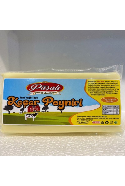 Paşalı Kaşar Peyniri 500 gr