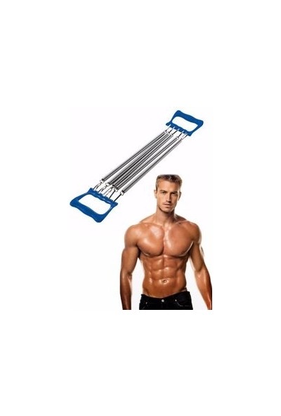 Deco Elit 5 Direnç Yaylı Göğüs Yayı Egzersiz Aleti Göğüs Kol Kası Geliştirici