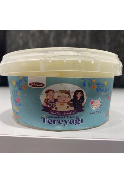 Üreten Anneler Tuzsuz Pastörize Yayık Tereyağ 250 gr Üreten Anneler Tuzsuz Pastörize Yayık Tereyağ 250 gr