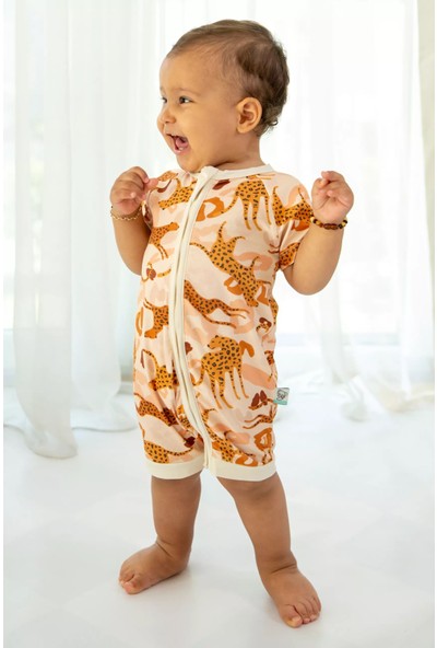 Kidzee Yazlık Şort Tulum 0.5 Tog Leozee Zee-Romper Kidzee Yazlık Şort Tulum 0.5 Tog Leozee Zee-Romper