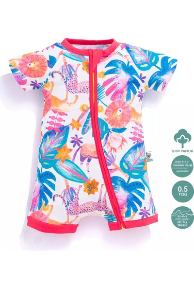 Kidzee Yazlık Şort Tulum 0.5 Tog Zoozee Zee-Romper Kidzee Yazlık Şort Tulum 0.5 Tog Zoozee Zee-Romper