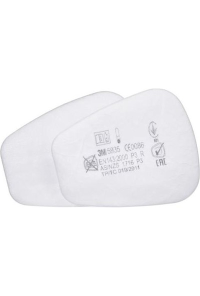 3m 5935 P3 Toz ve Sis Filtresi 1 Çift