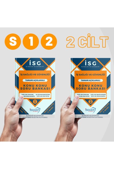 İSGGEP Iş Sağlığı ve Güvenliği Soru Bankası Kitapları (Ciltli)