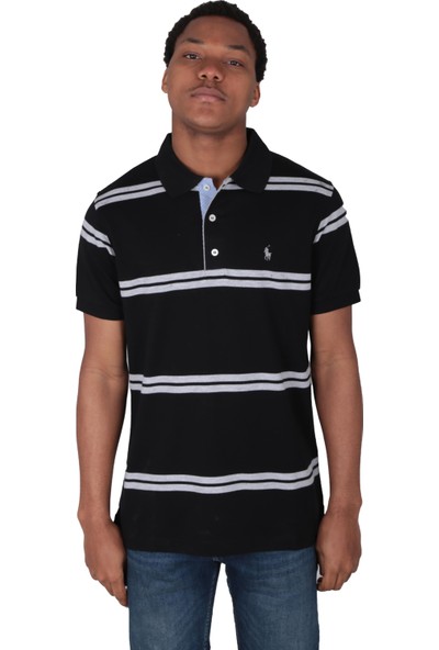 Ralph Lauren Erkek Polo Yaka T-Shirt - Siyah