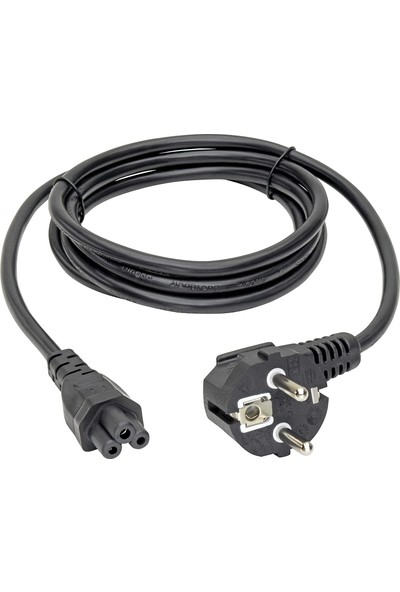 Aogo 3 mt Notebook Power Kablosu 3 Uçlu Yonja Power Laptop 3m Güç Kablosu C5 Kablo Enerji Yonca Aogo 3 mt Notebook Power Kablosu 3 Uçlu Yonja Power Laptop 3m Güç Kablosu C5 Kablo Enerji Yonca
