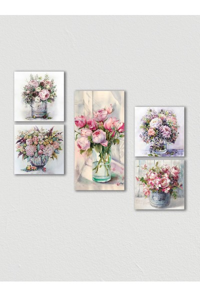 Wolawood 5 Parça Mdf Tablo Set