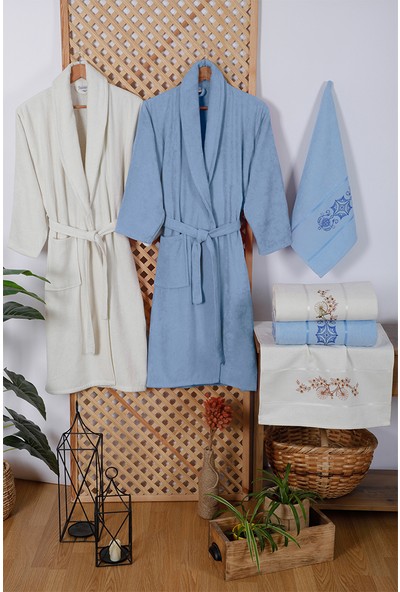 Köse Home Collection 6 Parça Aile Bornoz Seti | Çeyiz Seti | Bornoz Takımı Köse Home Collection 6 Parça Aile Bornoz Seti | Çeyiz Seti | Bornoz Takımı
