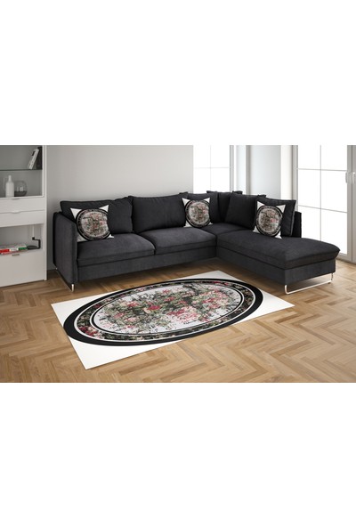 Evmila Modern Desenli Dijital Baskı Halı Evmila Modern Desenli Dijital Baskı Halı