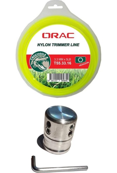 Esc Tırpan Örümcek Başlık ve Orac Altı Köşe Tırpan Misinası