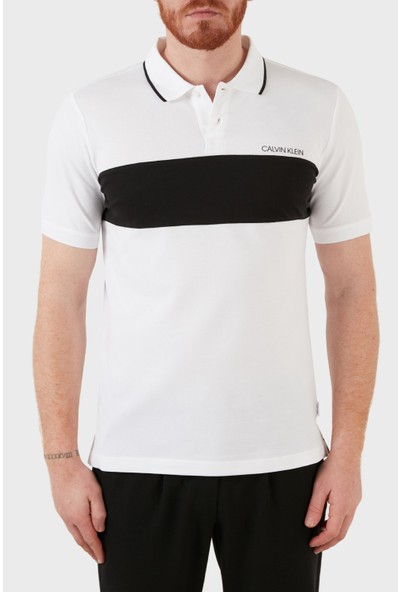 Calvin Klein Slim Fit Renk Bloklu Pamuklu Düğmeli Polo T Shirt Erkek Polo K10K106960 Yaf Calvin Klein Slim Fit Renk Bloklu Pamuklu Düğmeli Polo T Shirt Erkek Polo K10K106960 Yaf
