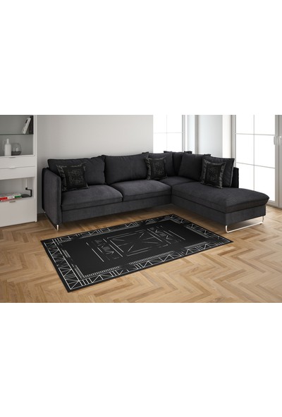 Evmila Modern Desenli Dijital Baskı Halı Evmila Modern Desenli Dijital Baskı Halı