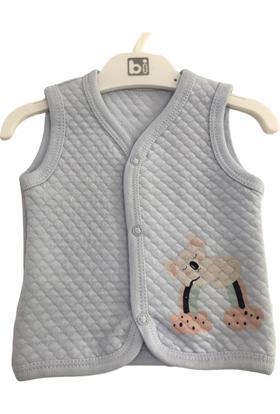 Bibaby Yelek Kapitone Gökkuşaklı Koala Mavi Bibaby Yelek Kapitone Gökkuşaklı Koala Mavi