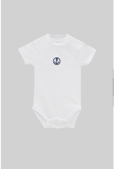 B&G Store Erkek Bebek Beyaz Body 22SS0LT8506