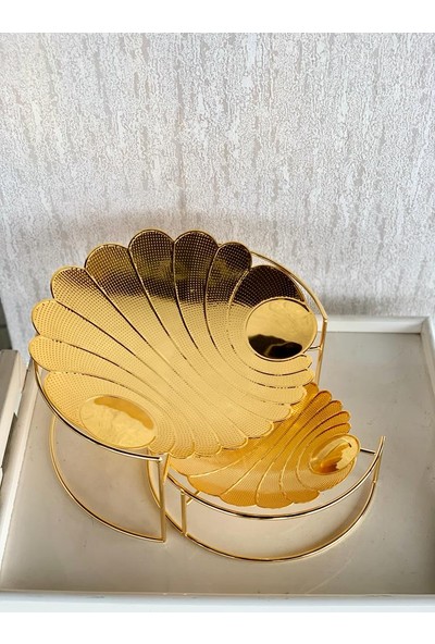 Bhrhome Özel Tasarım Ikili Sunum Standı Gold