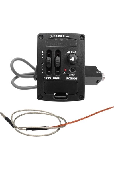 Perfk UK-300T Ukulele Piezo Pickup Preamp 2 Band Eq Tuner Sistemi Ukulele Eq 68 cm Için (Yurt Dışından) Perfk UK-300T Ukulele Piezo Pickup Preamp 2 Band Eq Tuner Sistemi Ukulele Eq 68 cm Için (Yurt Dışından)