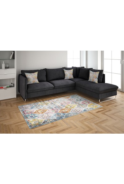 Milroma Modern Desenli Dijital Baskı Halı Milroma Modern Desenli Dijital Baskı Halı