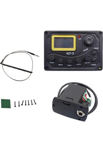 Perfk 1 Takım 4 Bant Akustik Gitar Eq Ekolayzer Preamp Piezo Pickup Tuner -Klt-3 (Yurt Dışından) Perfk 1 Takım 4 Bant Akustik Gitar Eq Ekolayzer Preamp Piezo Pickup Tuner -Klt-3 (Yurt Dışından)