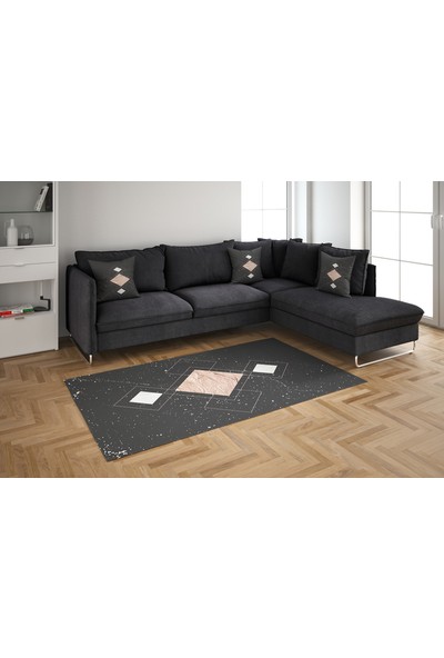 Milroma Modern Desenli Dijital Baskı Halı Milroma Modern Desenli Dijital Baskı Halı