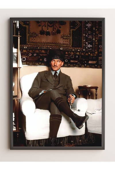 DuoArt Atatürk Poster - Yüksek Çözünürlük Hd Duvar Posteri - Çerçevesiz