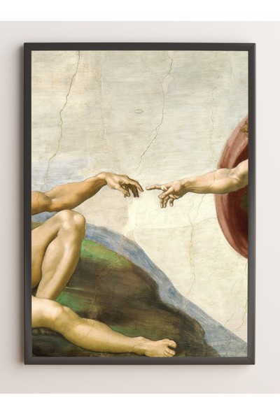 DuoArt Michelangelo - Creation Of Adam - Masterpiece Tablo Ünlü Ressam Poster - Hd Poster - Çerçevesiz DuoArt Michelangelo - Creation Of Adam - Masterpiece Tablo Ünlü Ressam Poster - Hd Poster - Çerçevesiz