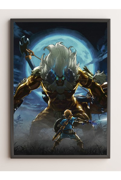 DuoArt The Legend Of Zelda Oyun Poster - Yüksek Çözünürlük Hd Duvar Posteri - Çerçevesiz