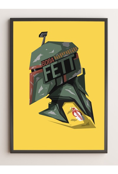 DuoArt Boba Fett Star Wars Poster - Yüksek Çözünürlük Hd Duvar Posteri - Çerçevesiz DuoArt Boba Fett Star Wars Poster - Yüksek Çözünürlük Hd Duvar Posteri - Çerçevesiz